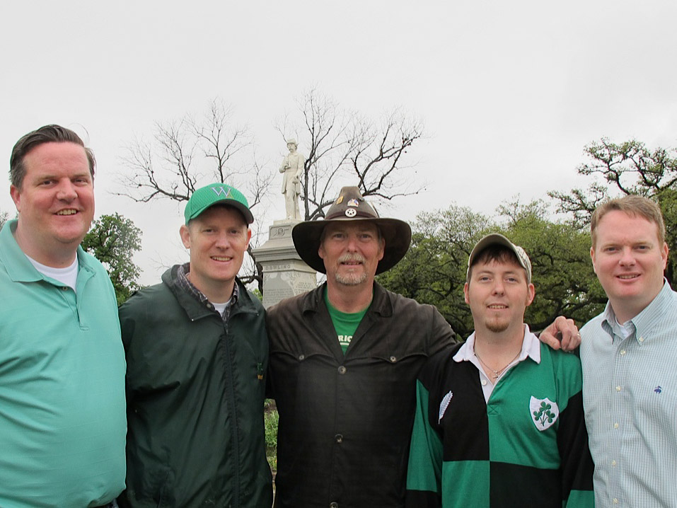 A gullywasher couldn't stop this annual Irish fete; the flask of ...